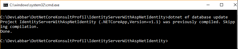 .NET Core - del2 - Web Api med Autentisering via Identity och IdentityServer